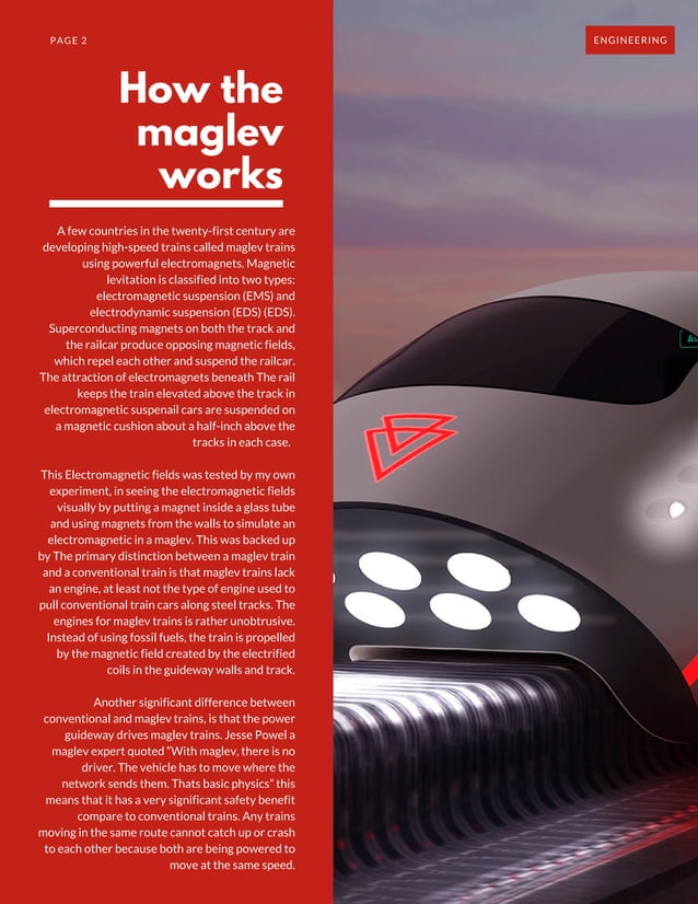 Straight out of Science Fiction: The Maglev | PDF