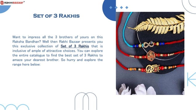 Rakhi sets symbolizing the bond of love.pdf