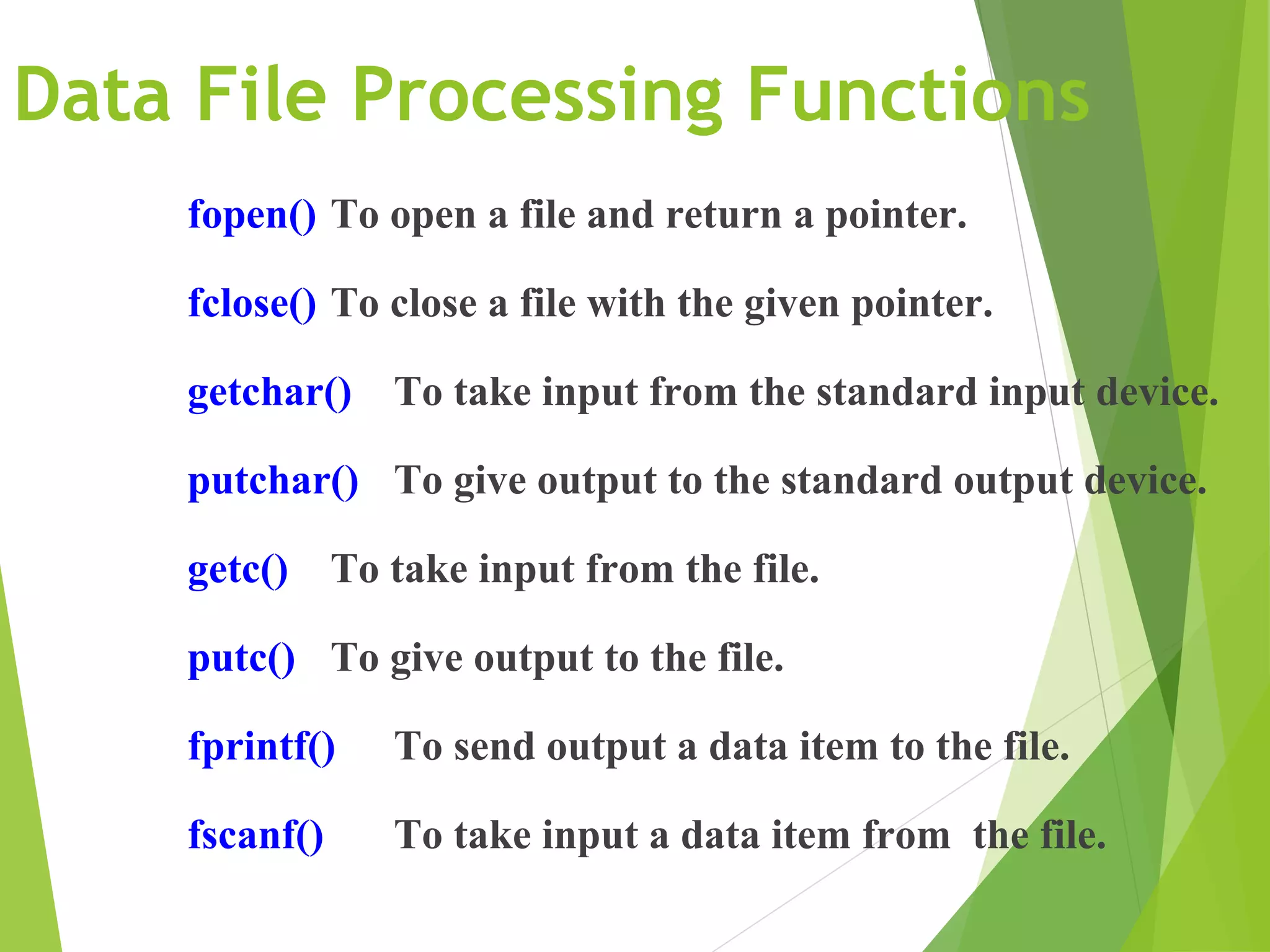 File in C Programming | PPT