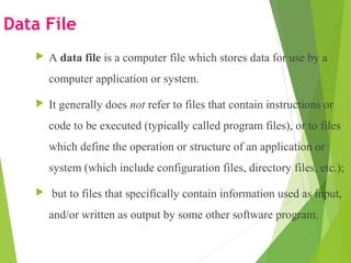 File in C Programming | PPT