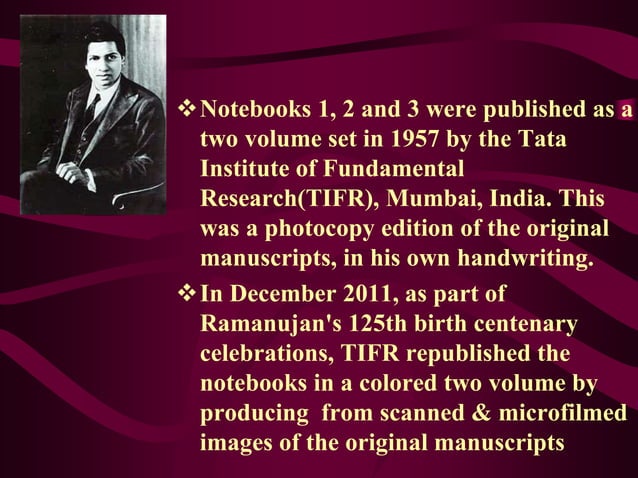 National Mathematics Day Celebration 22 December | PPT