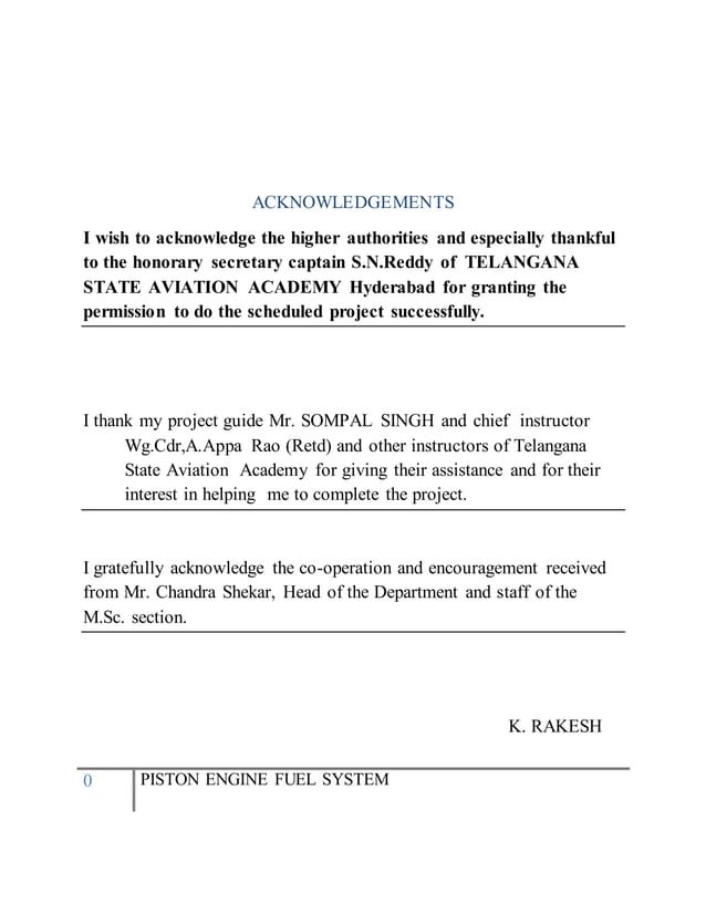 piston engine fuel system | DOCX | Physics | Science