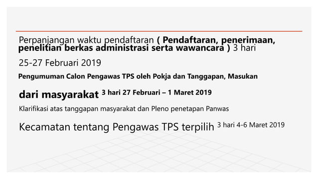Tentang rekrutmen Pengawas TPS PEMILU PILEG.pptx