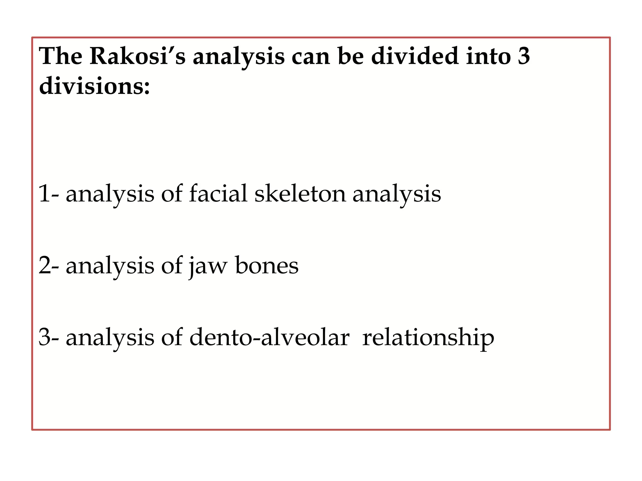 Rakosi’s analysis | PPTX