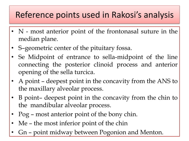 Rakosi’s analysis | PPTX | Bone and Joint Conditions | Diseases and ...