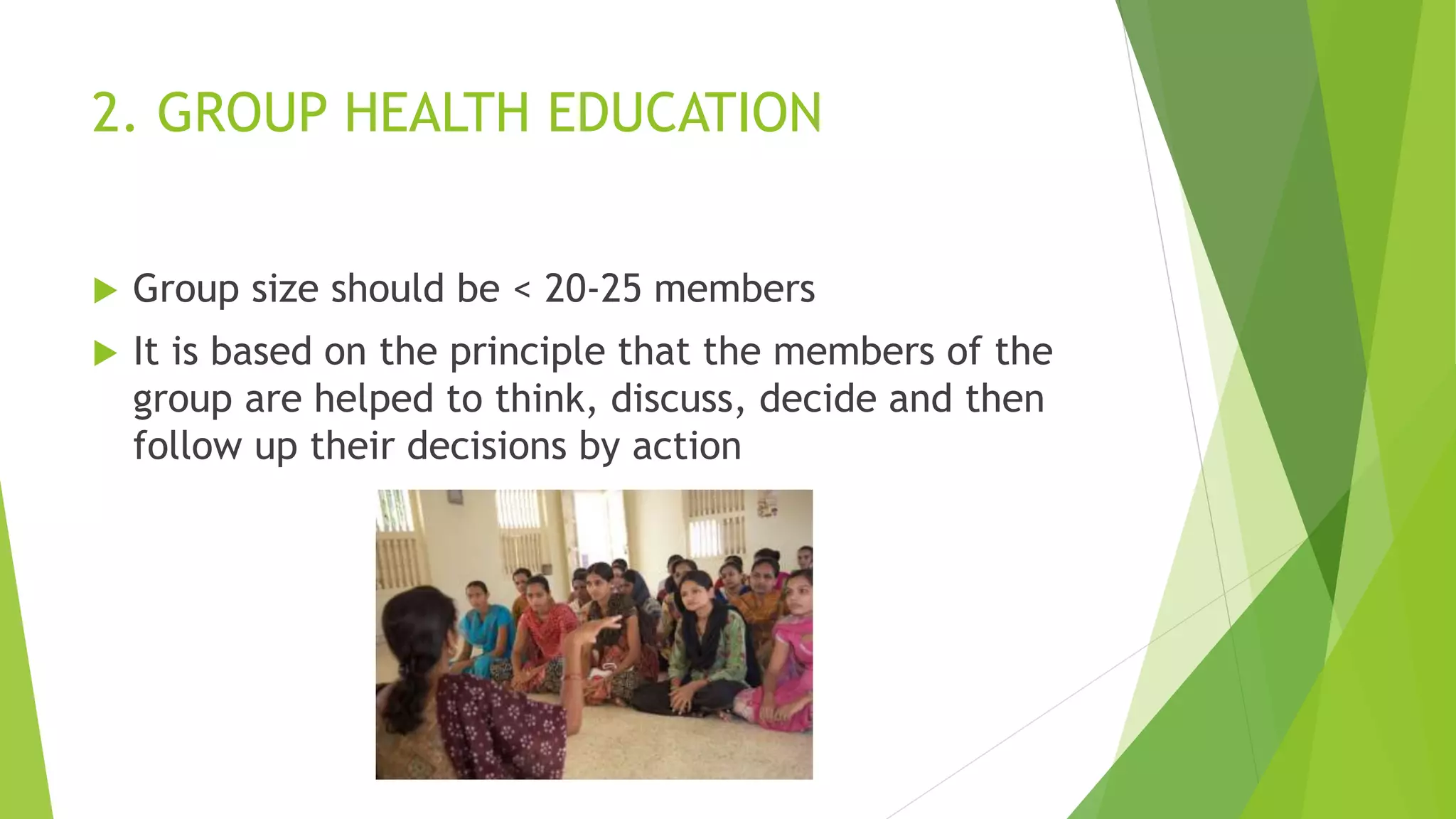 Health Education with individual, Family and Community | PPTX