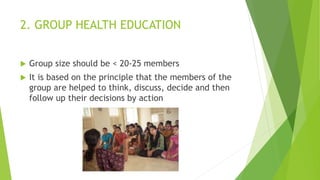 Health Education with individual, Family and Community | PPTX