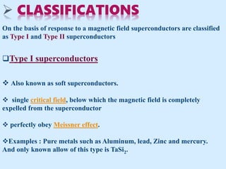 superconductors | PPTX