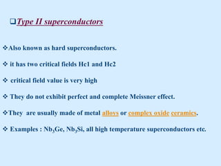 superconductors | PPTX