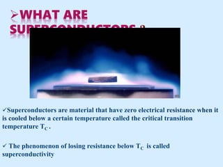 superconductors | PPTX