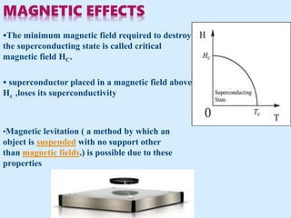 superconductors | PPTX