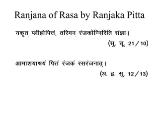 Rakta dhatu | PDF