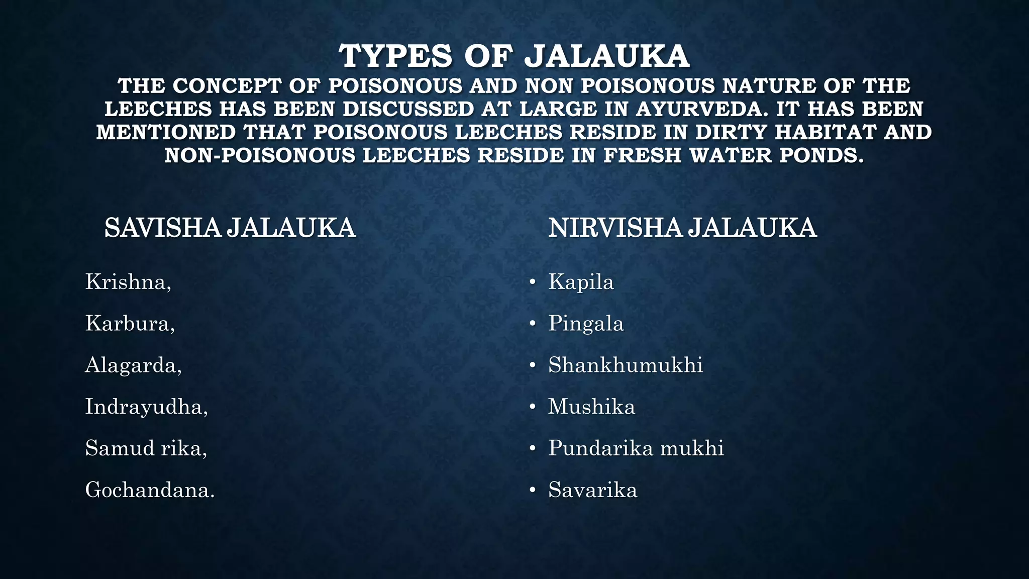 Concept of Rakta Mokshana | PPTX