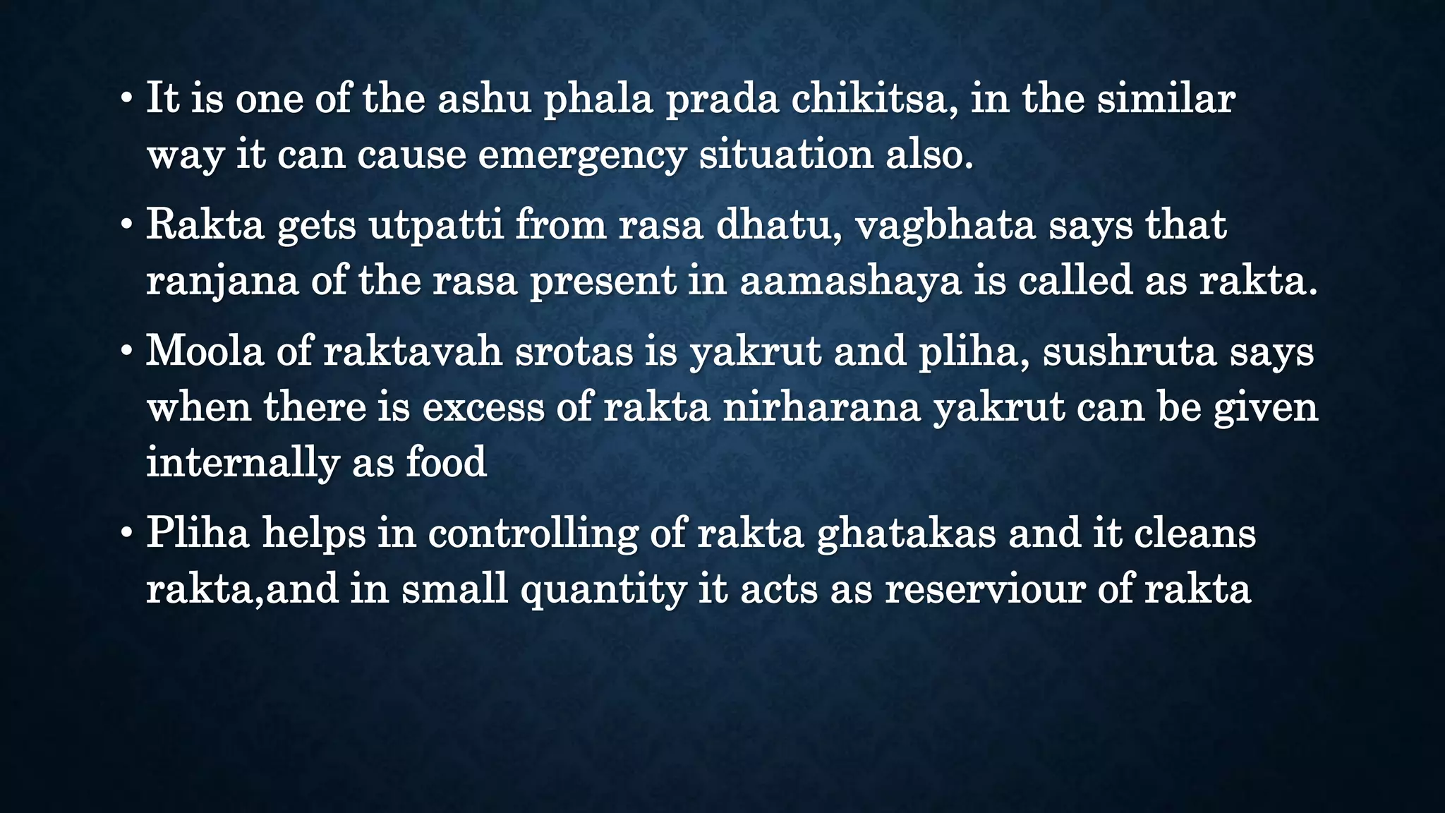 Concept of Rakta Mokshana | PPTX