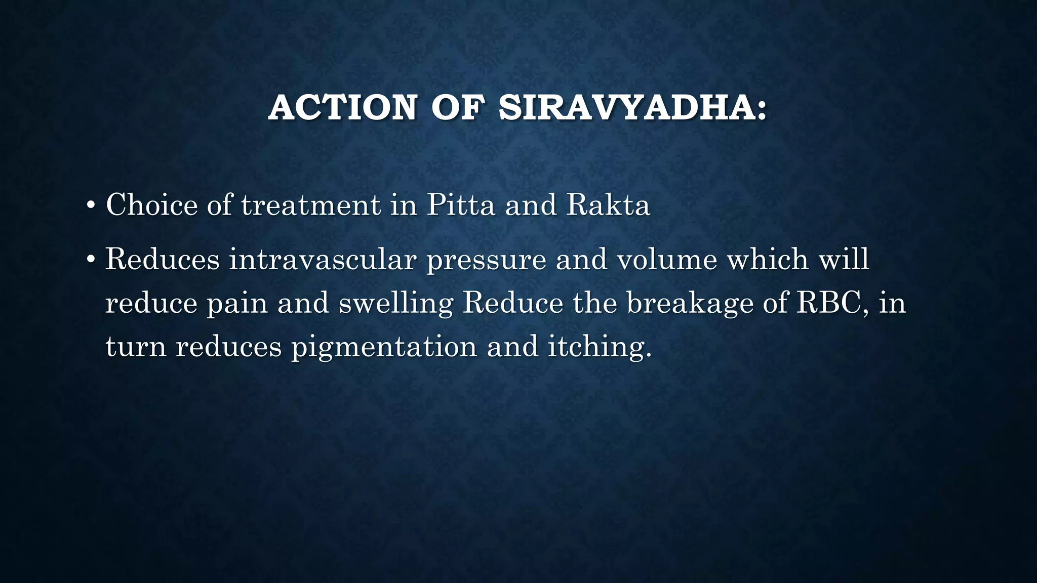 Concept of Rakta Mokshana | PPTX