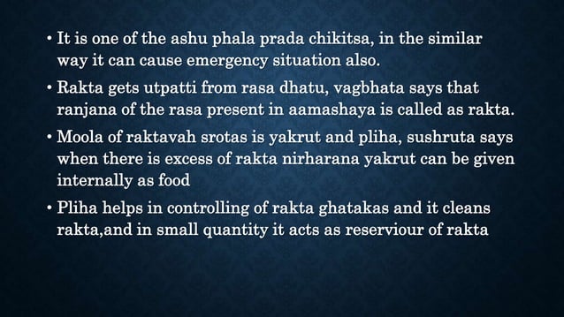 Concept of Rakta Mokshana | PPTX