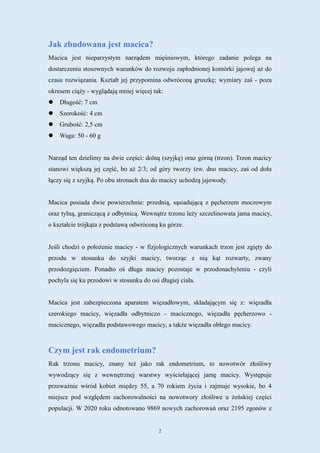 Rak trzonu macicy - artykuł | PDF