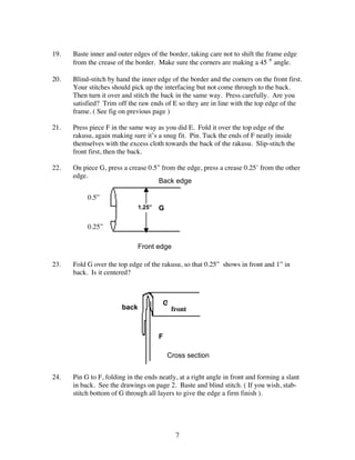 Rakusu pattern | PDF