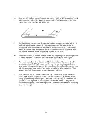 Rakusu pattern | PDF