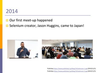 Spread of test automation and Selenium community in Japan | PDF