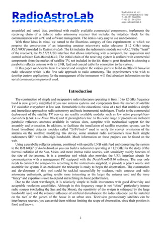 Radio Astronomy and radio telescopes | PDF