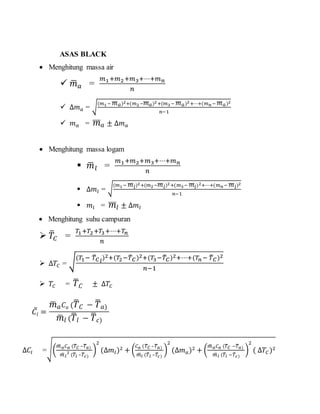 Ralat fisika dasar 1 word | PDF