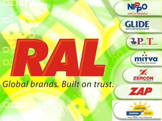 RAL consumer products limited corporate presentation | PPT