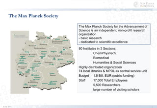 Strand 3: Ralf Schimmer, Max Planck Digital Library | PPTX