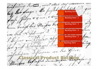 User Stories for your Product Backlog | PDF