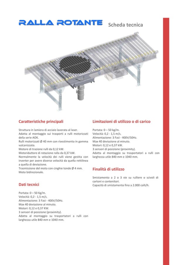 Ralla per smistamento e diversioni di flusso | PDF