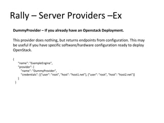 Rally - Benchmarking_as_a_service - Openstack meetup | PPT