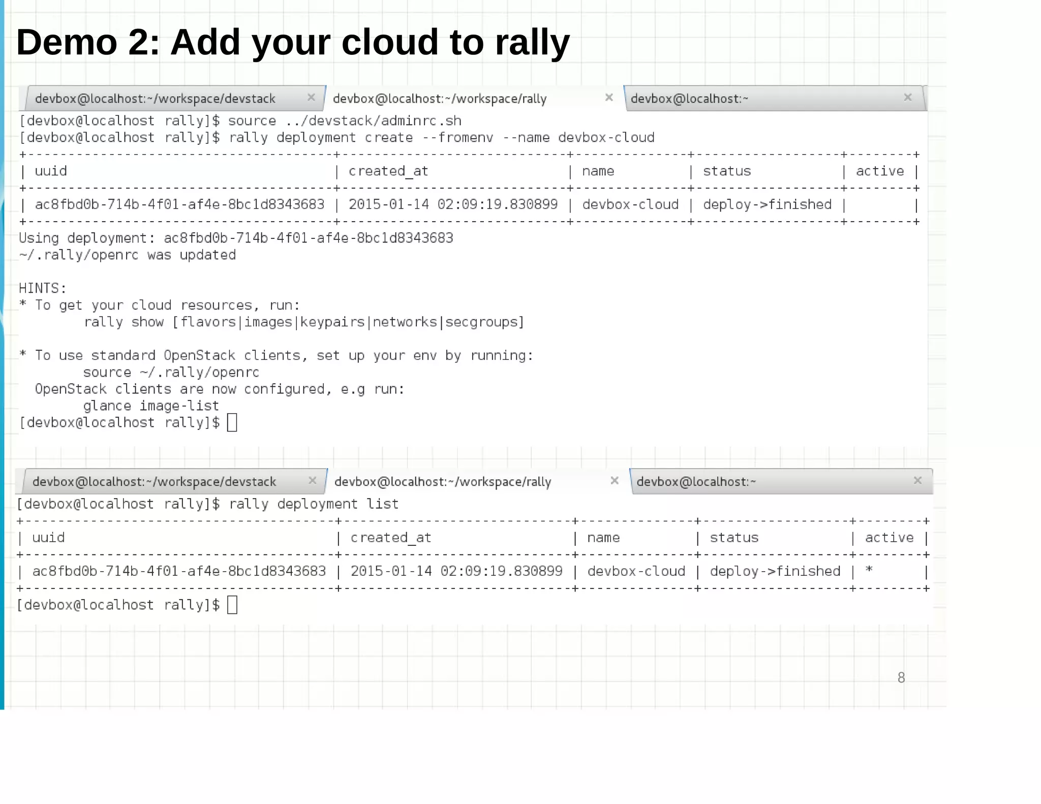 Rally: OpenStack Benchmarking | PPT