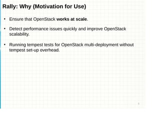 Rally: OpenStack Benchmarking | PPT