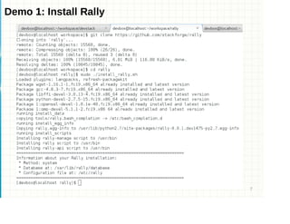 Rally: OpenStack Benchmarking | PPT