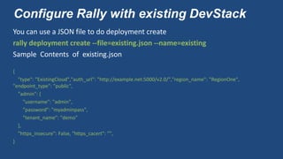 Benchmarking Openstack Installations using Rally | PPT
