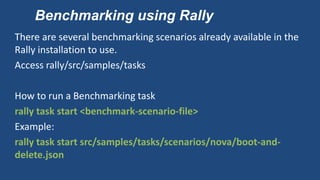 Benchmarking Openstack Installations using Rally | PPT