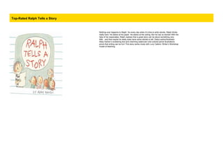 Top-Rated Ralph Tells a Story | PDF