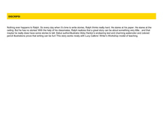 Top-Rated Ralph Tells a Story | PDF