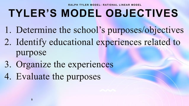 RALPH-TYLERS-MODEL. power point presntation | PPTX