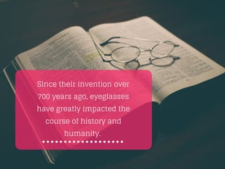 Eyewear Through the Ages | PDF | Eye and Vision Conditions | Diseases ...