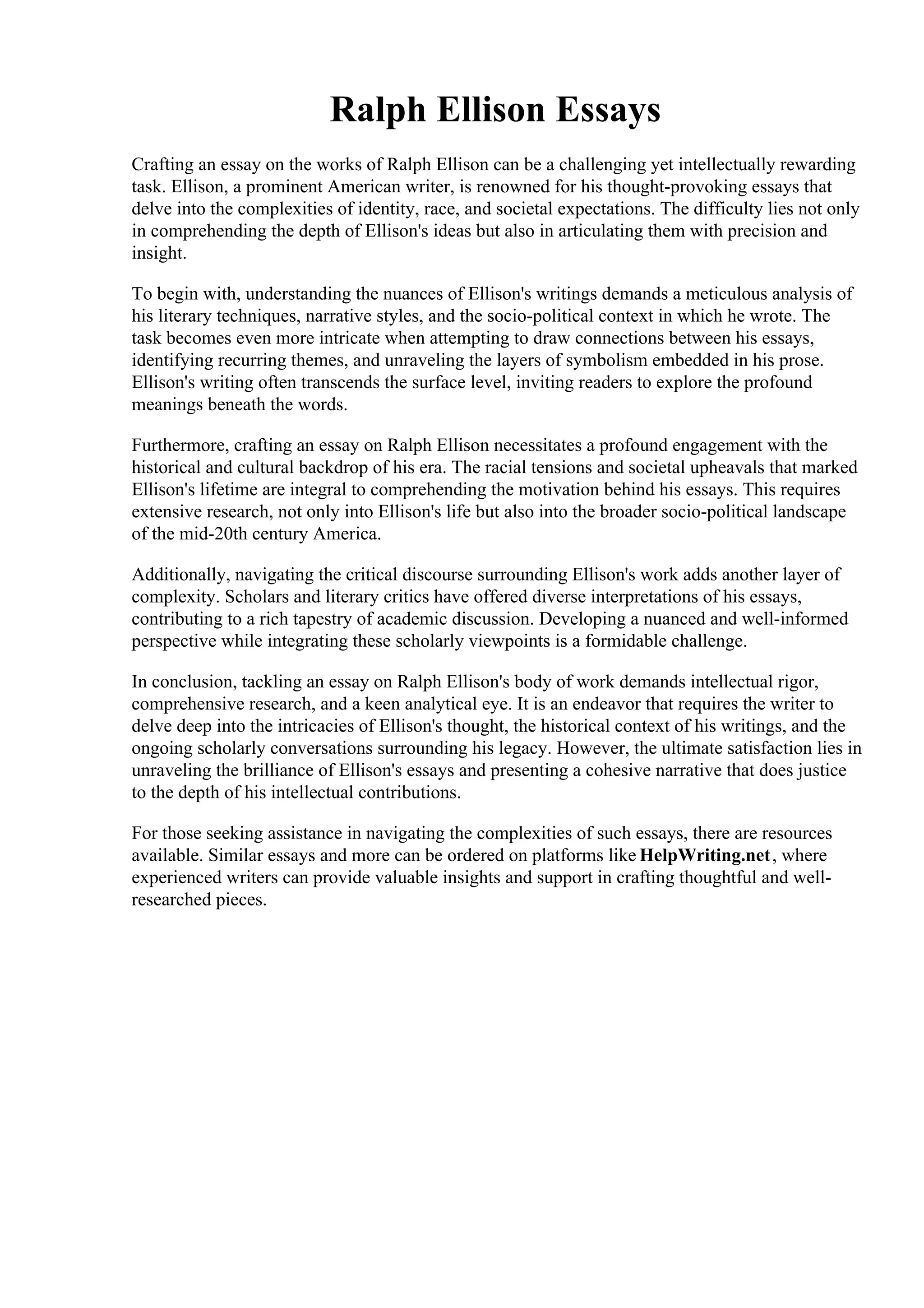 Ralph Ellison Essays.pdf