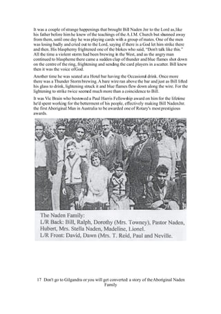 Don't go to Gilgandra or you will get converted: the story of the ...