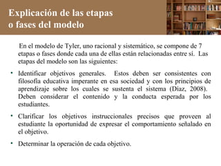 El model curricular de Ralph Tyler | PDF