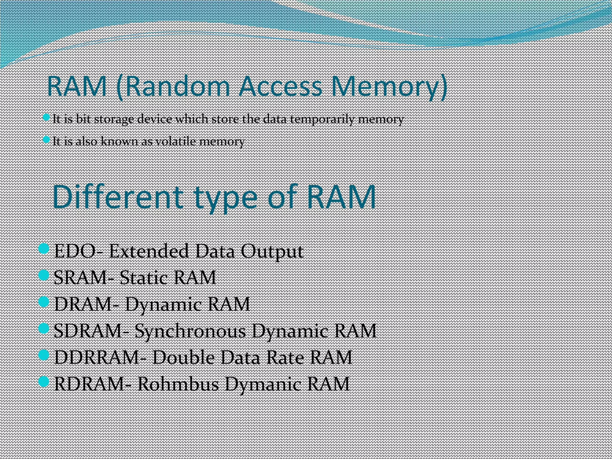 Ram | PPT