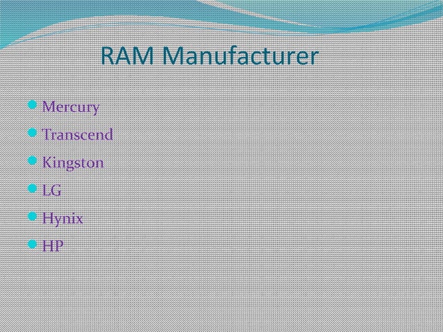Ram | PPT