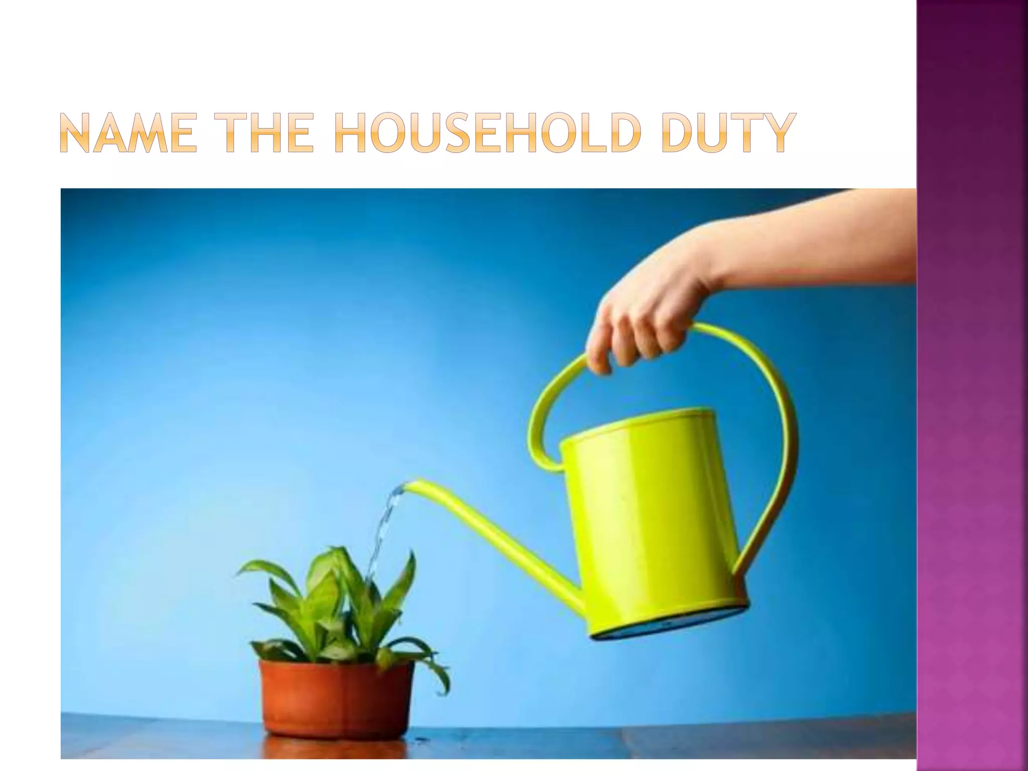 Household chores | PPT