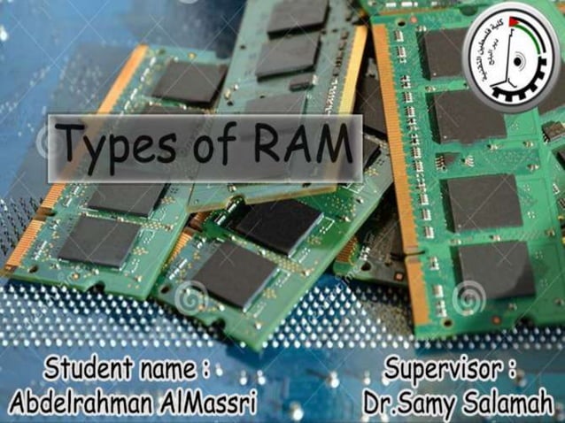 Types of RAM | PPTX | Data Storage and Warehousing | Computing