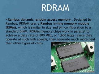 Types of RAM | PPTX