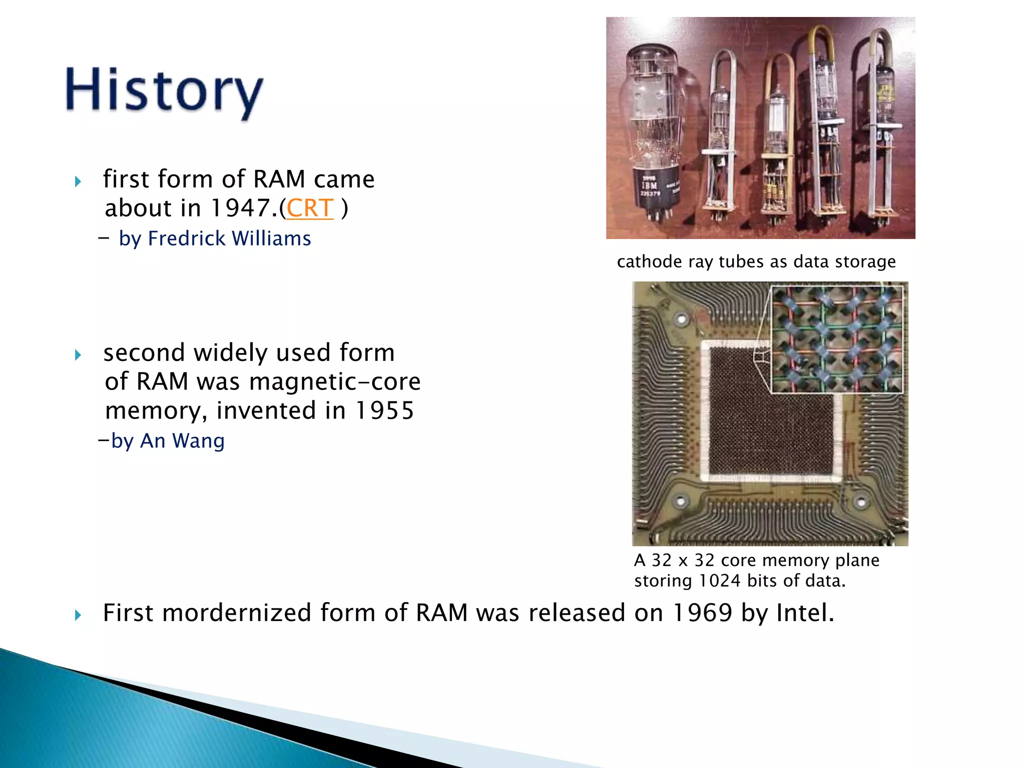 RAM (Random Access Memory) | PPTX