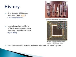 RAM (Random Access Memory) | PPTX